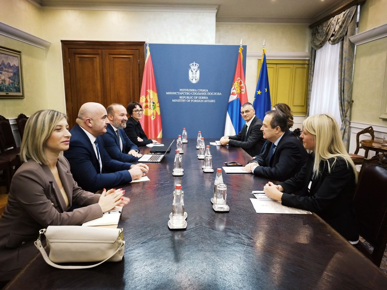 ППВ и МСП Дачић са потпредседником Владе Црне Горе Ministry Of